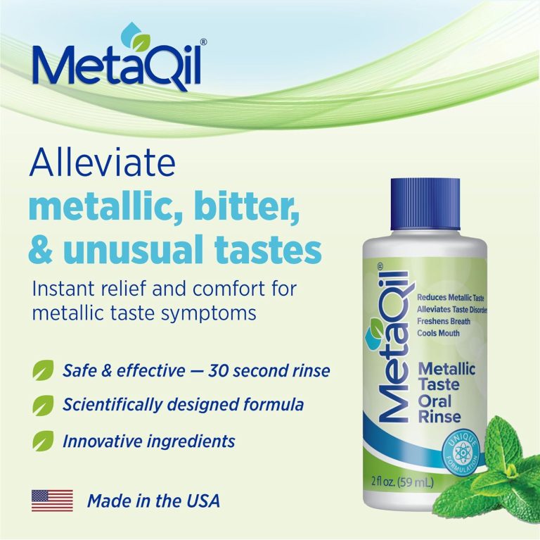 MetaQil Oral Rinse for Metallic Taste Travel Size (2.0 fl. oz.) | MetaQil