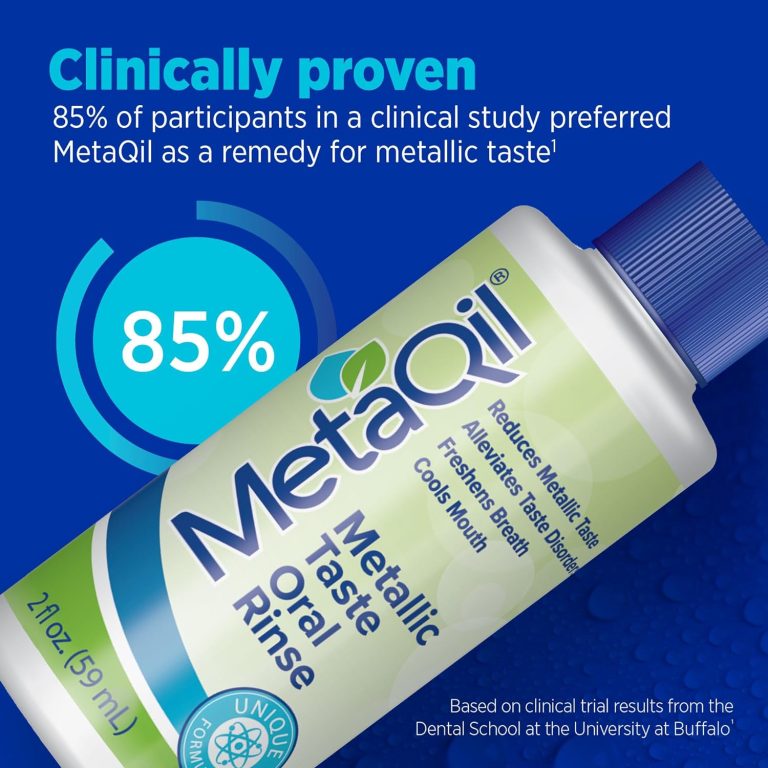 MetaQil Oral Rinse for Metallic Taste Travel Size (2.0 fl. oz.) | MetaQil