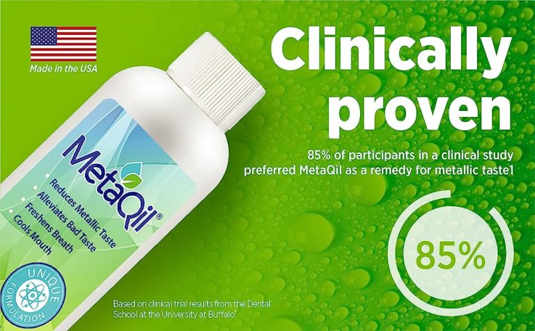 MetaQil Oral Rinse for Metallic Taste Travel Size (2.0 fl. oz.) | MetaQil